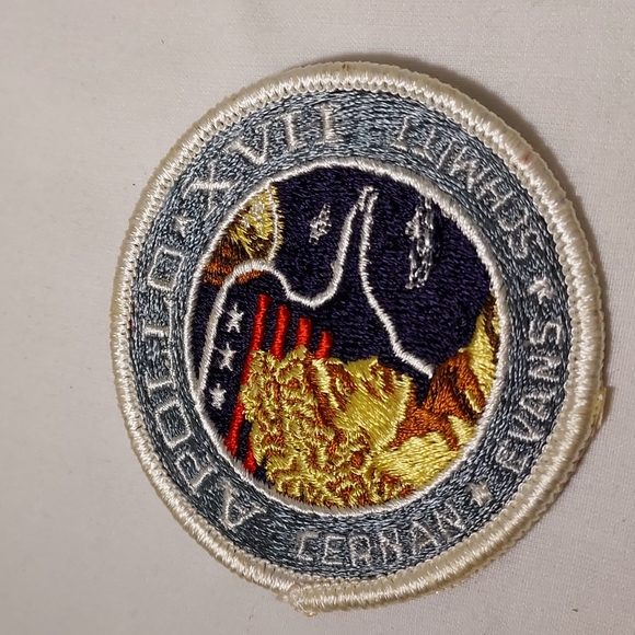 Vintage Apollo XVII Patch | Design | Vintage 98s Apollo Xvii Kennedy ...